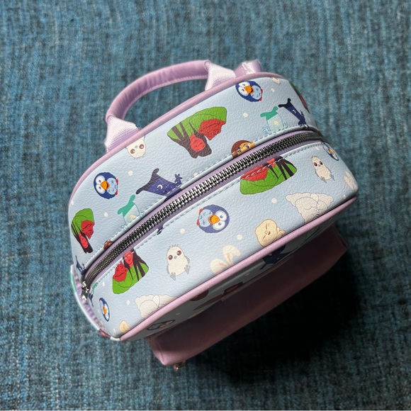 Disney | Bags | Disney Pixar Shorts Characters Allover Print Mini ...